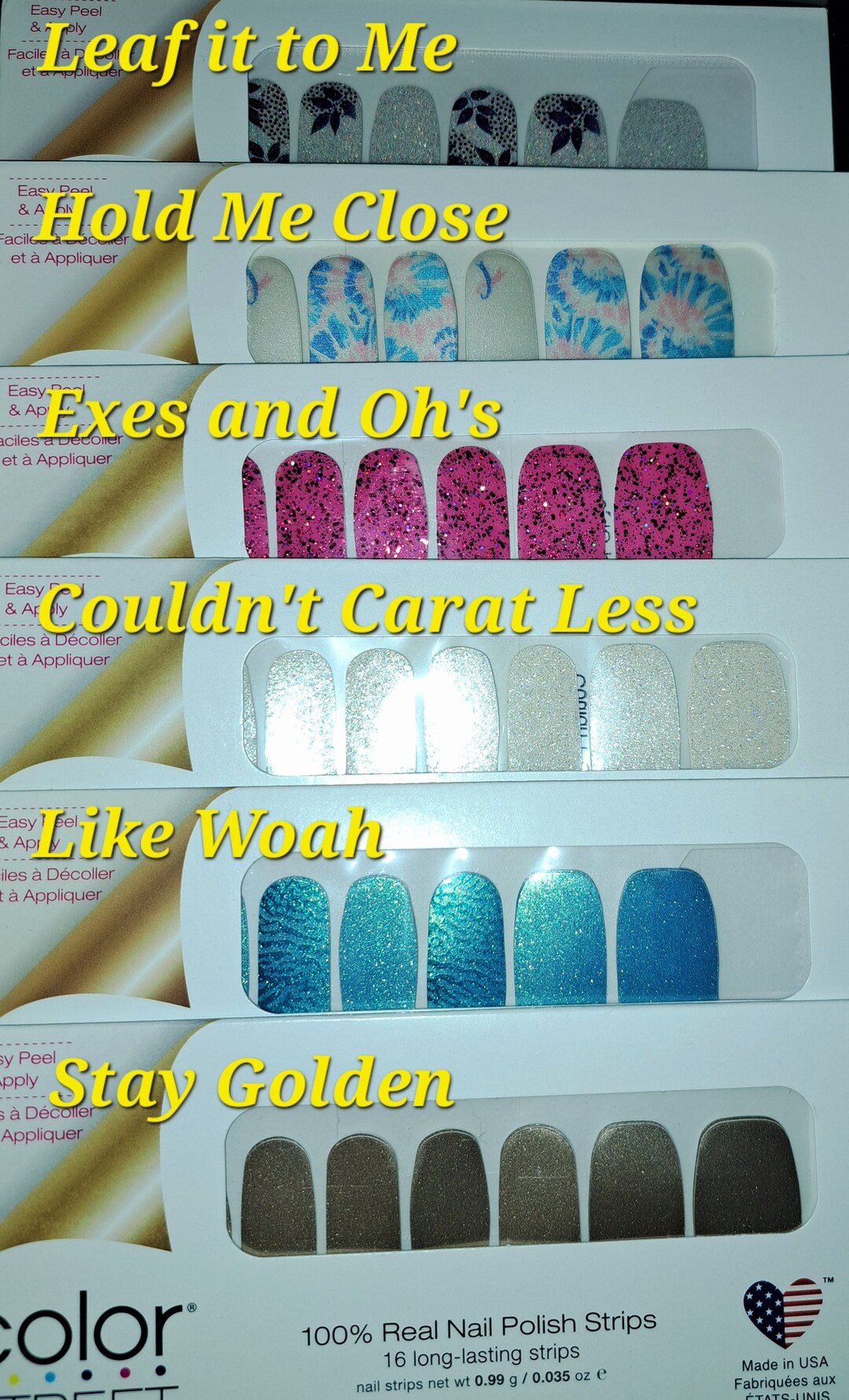 Color Street Nail Polish Strips - Etsy