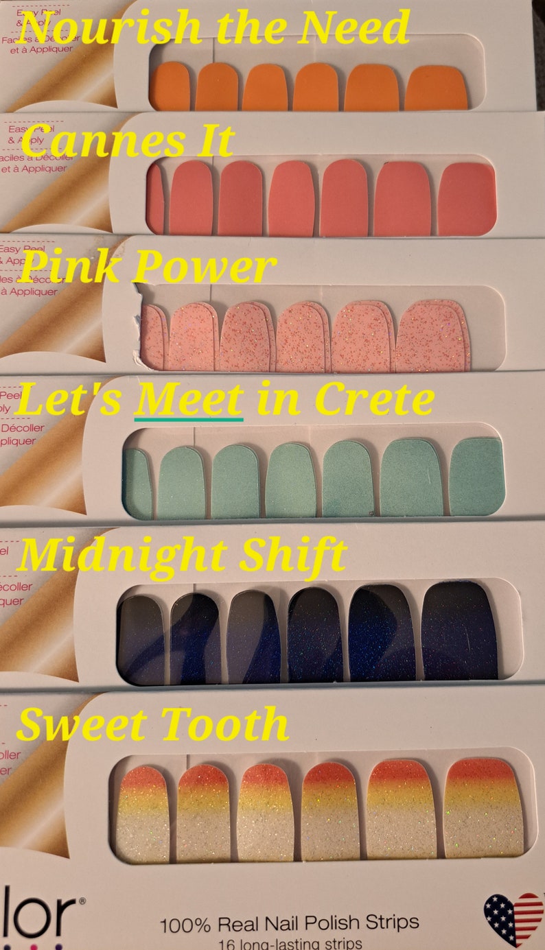 Color Street Nail Polish Strips - Etsy