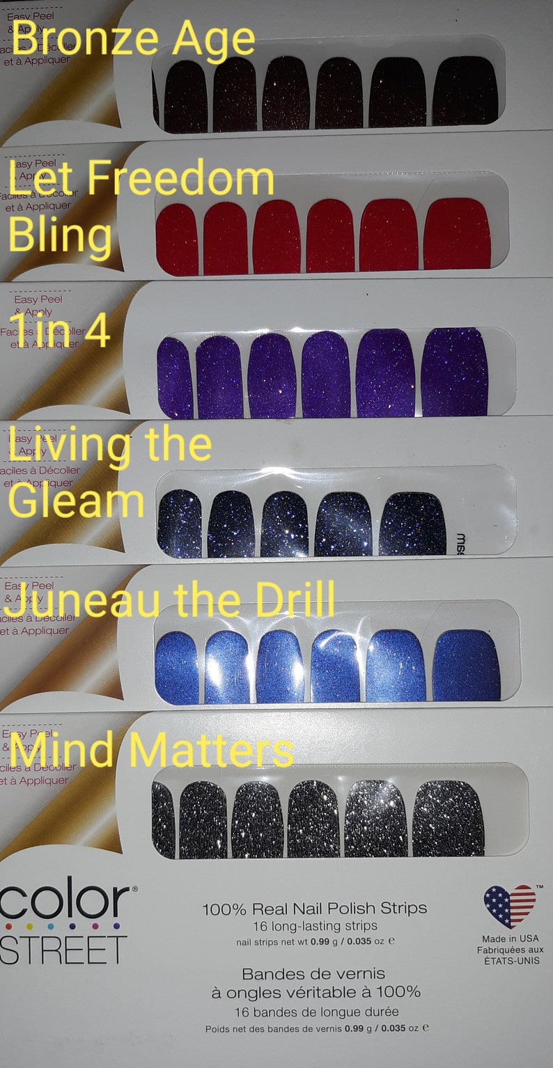 Color Street Nail Polish Strips - Etsy