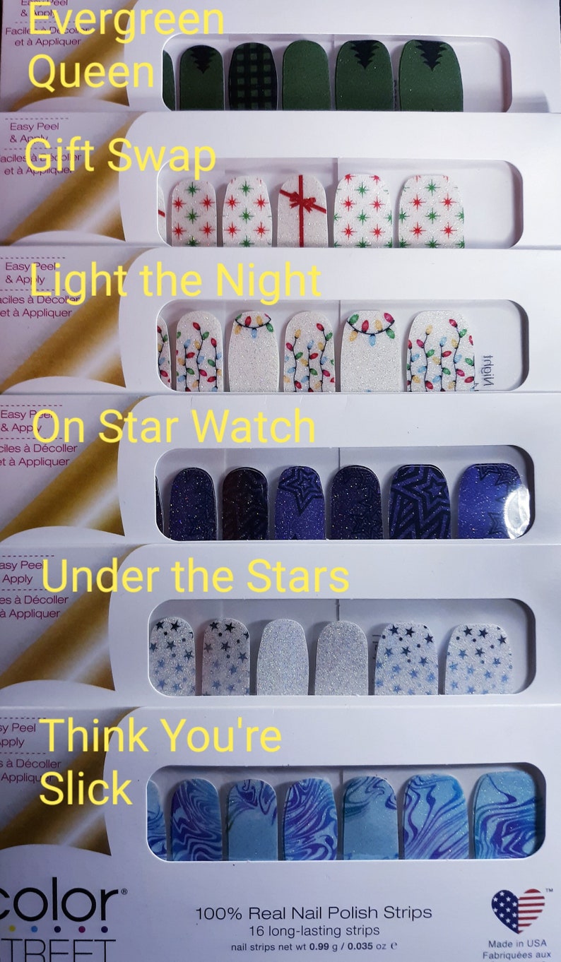 Color Street Nail Polish Strips - Etsy