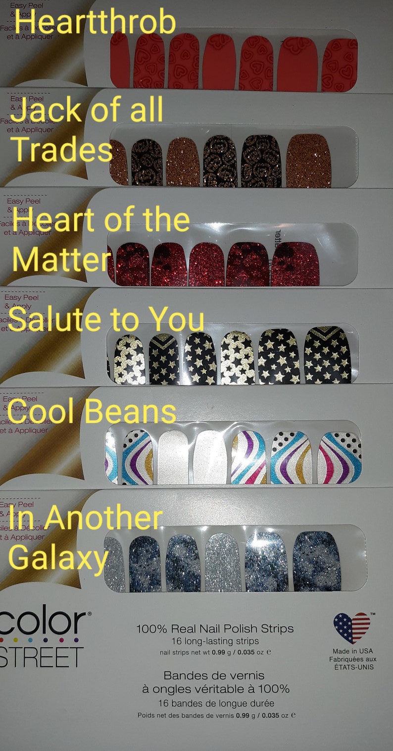 Color Street Nail Polish Strips - Etsy
