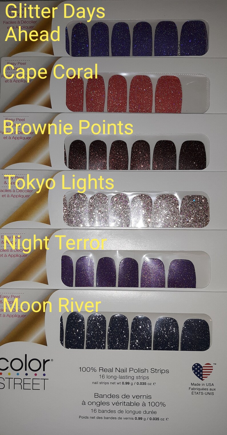 Color Street Nail Polish Strips - Etsy