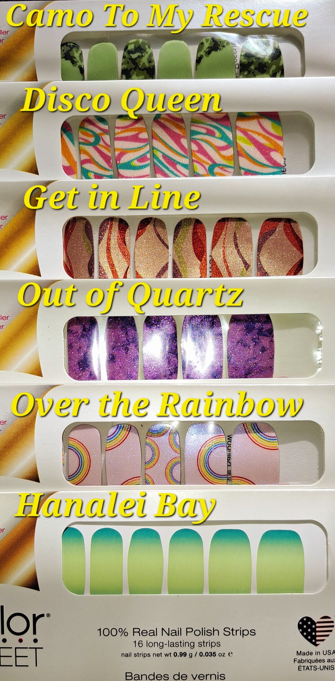 Color Street Nail Polish Strips - Etsy