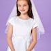 Una White Cap Sleeve Holy Communion Dress - Etsy UK