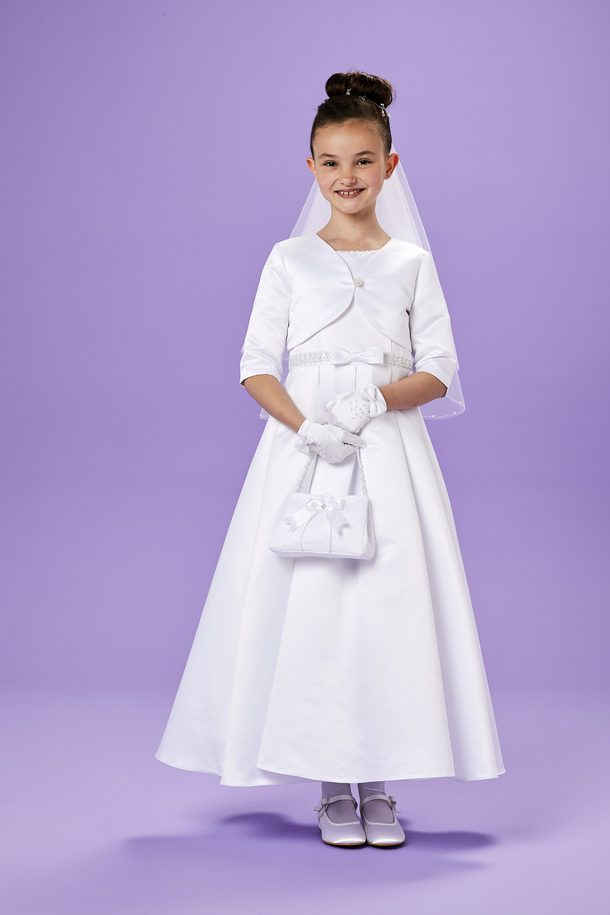 Sinead Sleeveless Holy Communion Dress and Bolero Set - Etsy