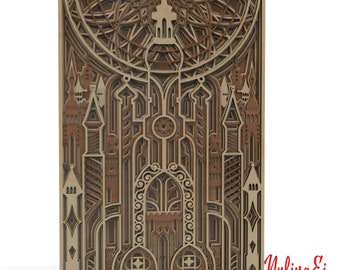wood HDF. File for laser cutting of plywood acrylic Multi-layer ...