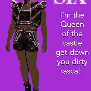 Six Musical Anne of Cleves With Quote . Six Musical Vector Portrait Art ...