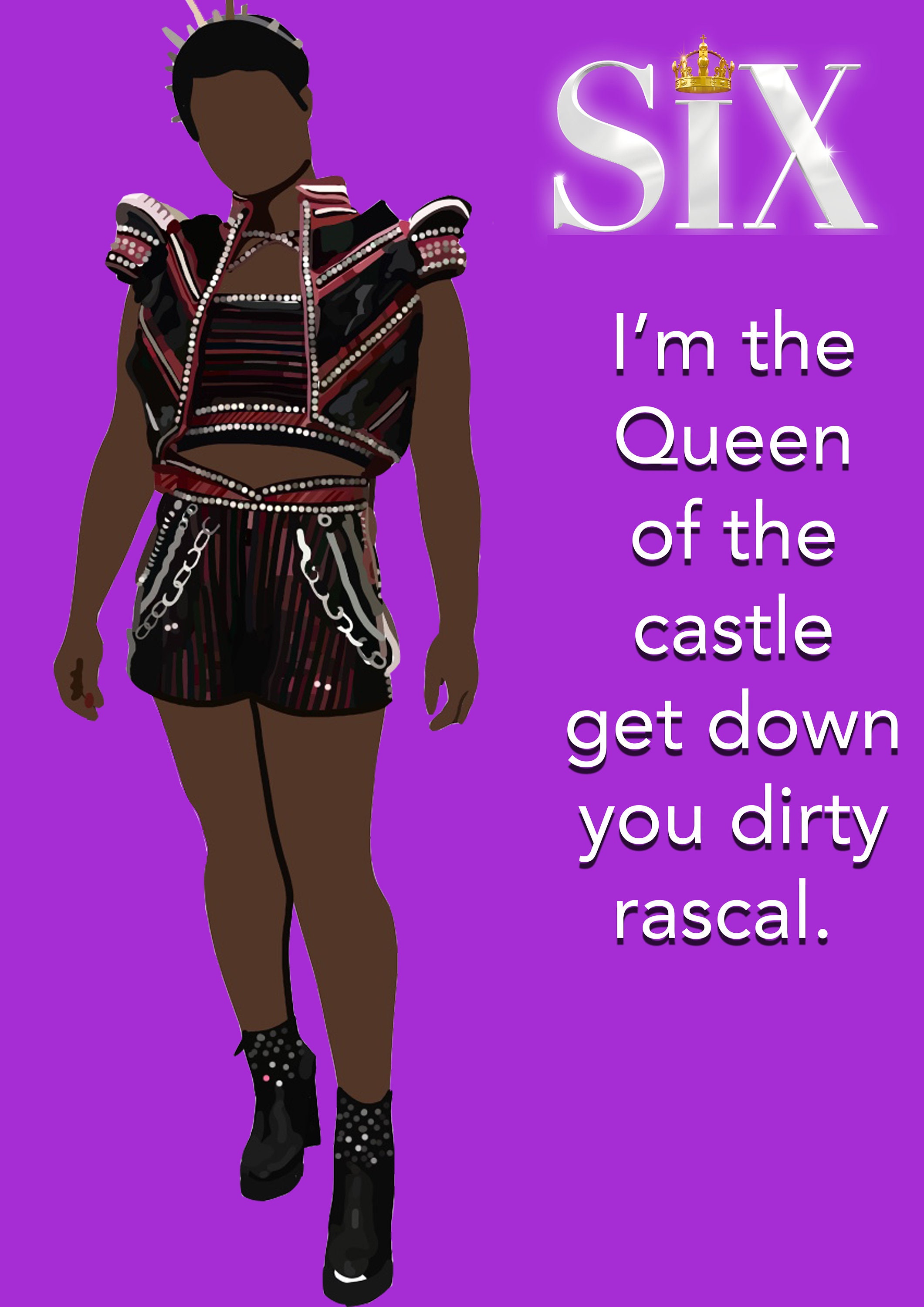 Six Musical Anne of Cleves With Quote . Six Musical Vector Portrait Art ...