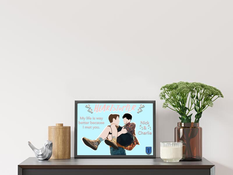 Heartstopper Print. Heartstopper Portrait Digital Illustration - Etsy ...