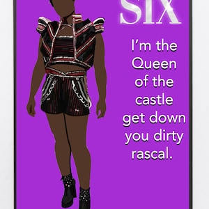 Six Musical Anne of Cleves With Quote . Six Musical Vector Portrait Art ...