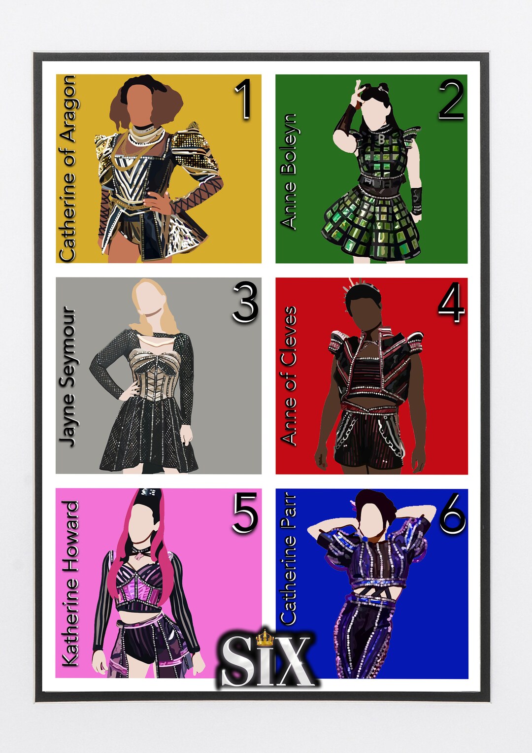 Six Musical Group Illustration Without Quotes. Six Musical Vector ...