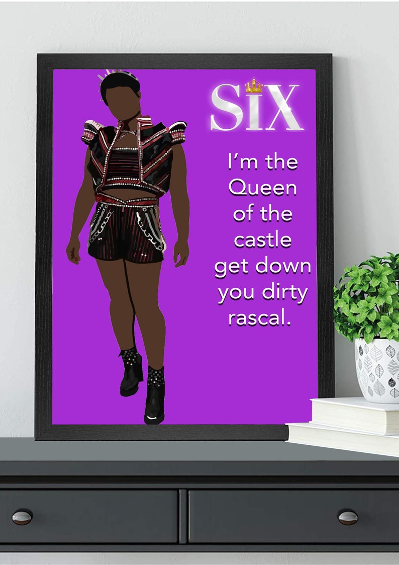 Six Musical Anne of Cleves With Quote . Six Musical Vector Portrait Art ...