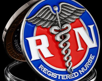 Registered Nurse Challenge Coin (RN) - Etsy