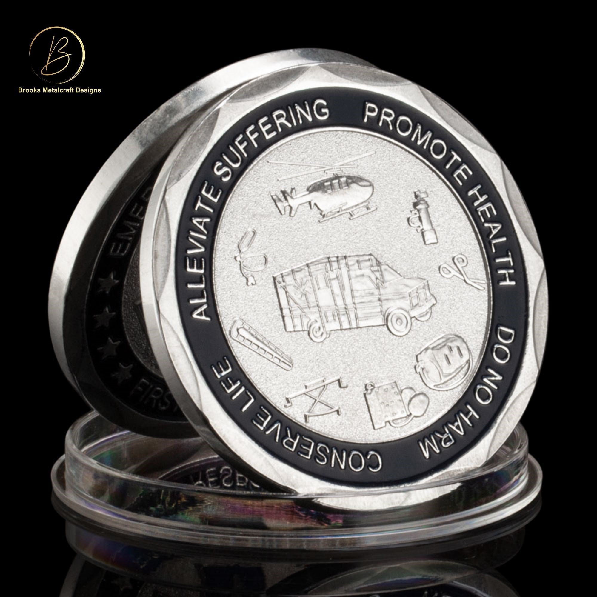 Silver EMS Emergency Medical Services First Responder - Etsy