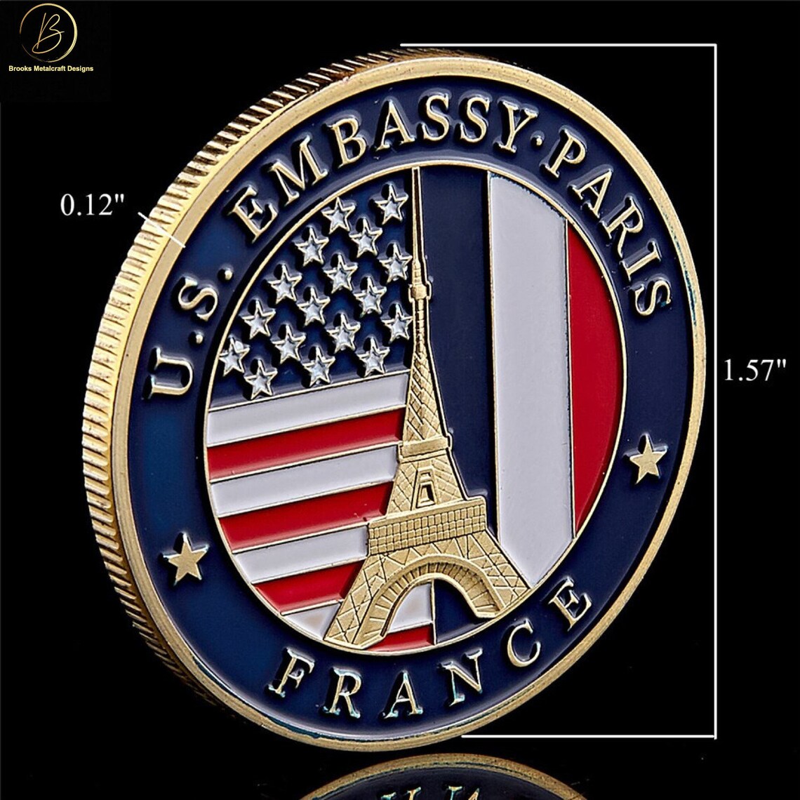Department of State Embassy Paris France Challenge Coin - Etsy