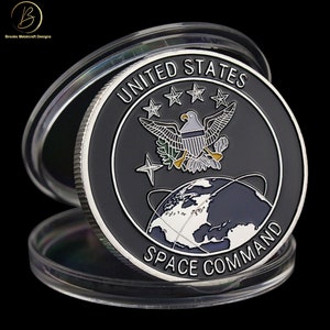 US Space Force Logo US Command Commemorative Challenge Coin - Etsy