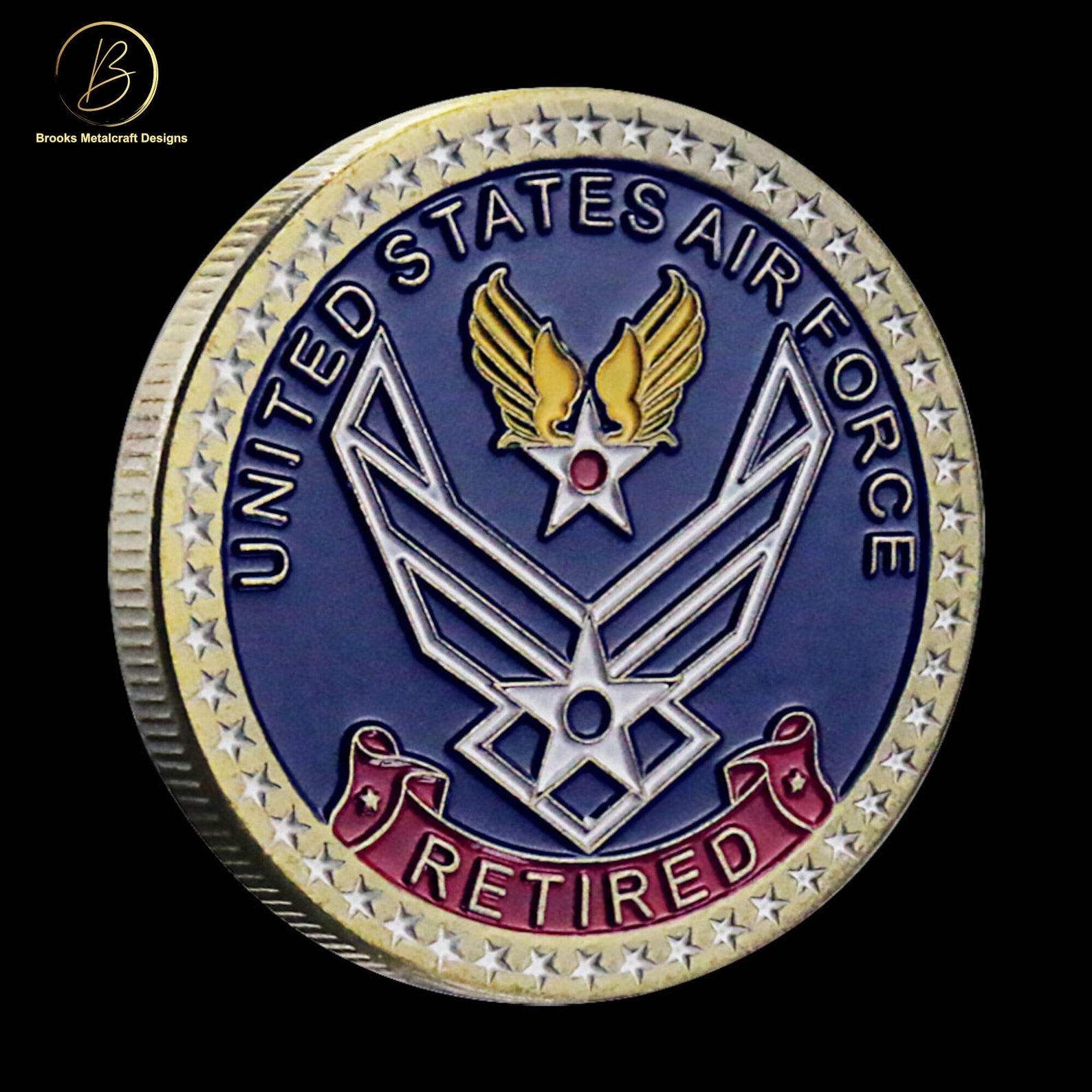 Air Force Retired Challenge Coin - Etsy