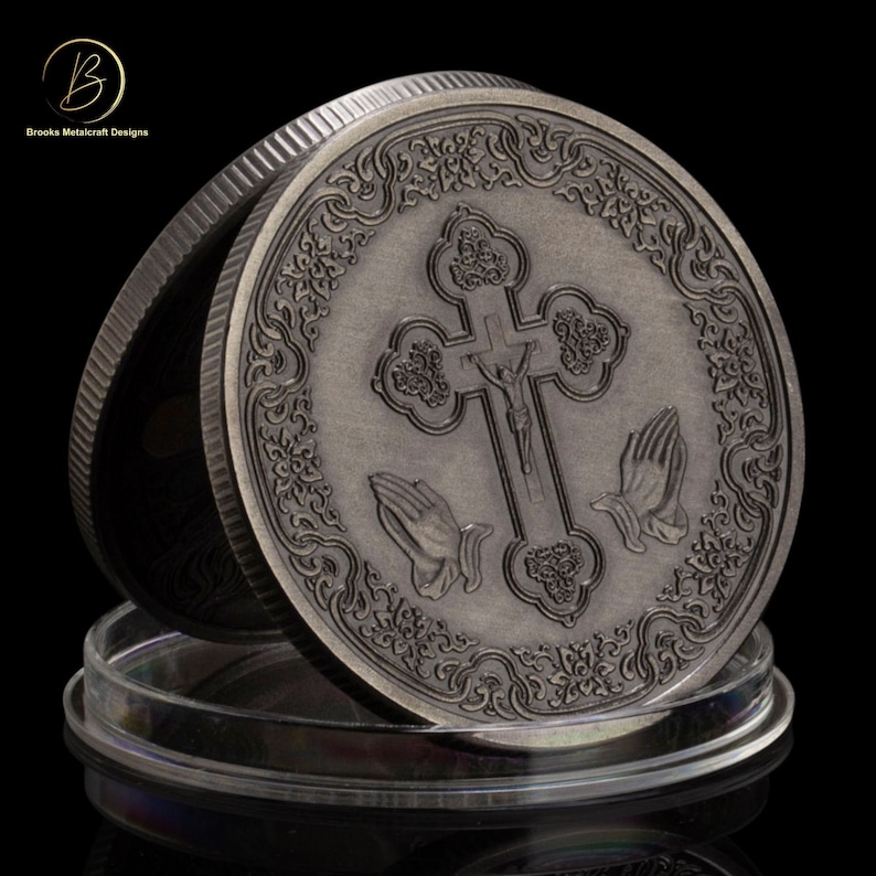 Jesus Christ and Cross Challenge Coin - Etsy