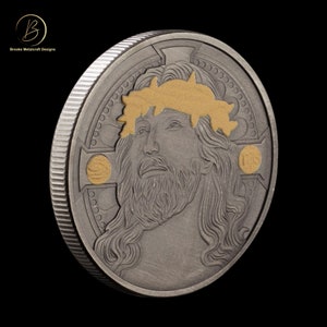 Jesus Christ and Cross Challenge Coin - Etsy