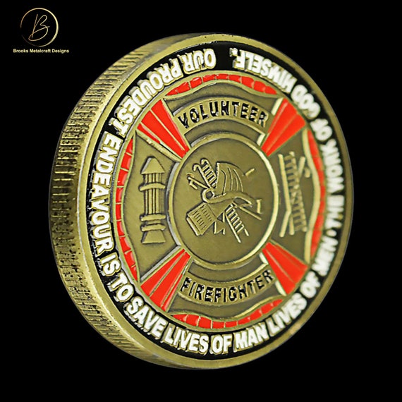 Volunteer Firefighter Challenge Coin