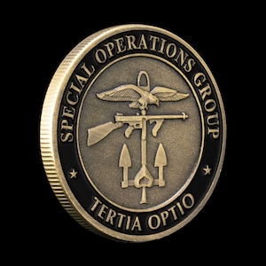 CIA Special Operations Group Tertia Optio Challenge Coin - Etsy