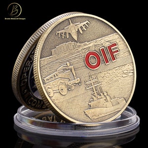 Operation Iraqi Freedom OIF Combat Veteran Challenge Coin - Etsy