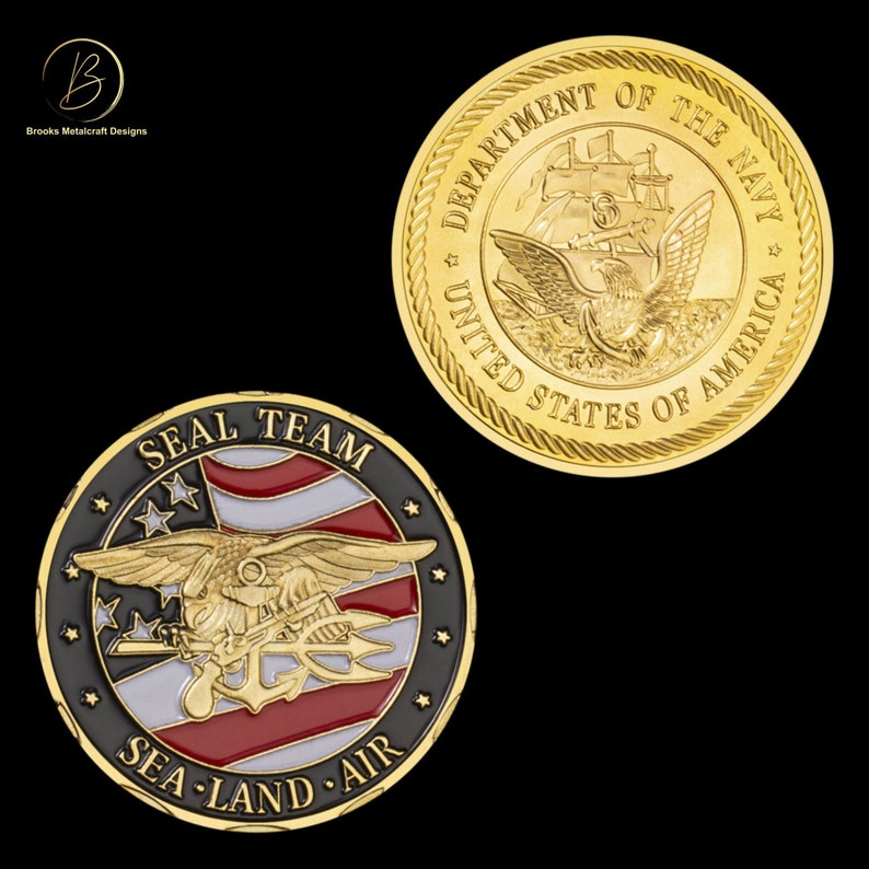 US Navy Seal Team Challenge Coin - Etsy