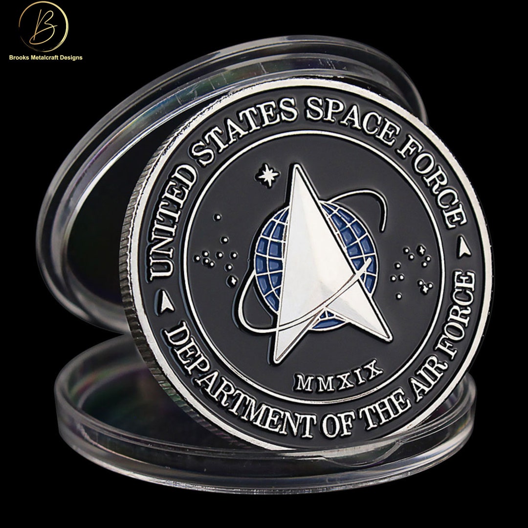 US Space Force Logo US Command Commemorative Challenge Coin - Etsy