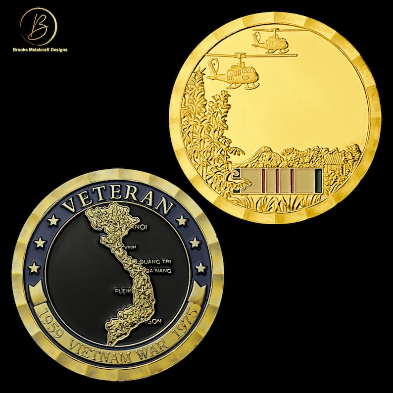 Vietnam Veteran Challenge Coin - Etsy