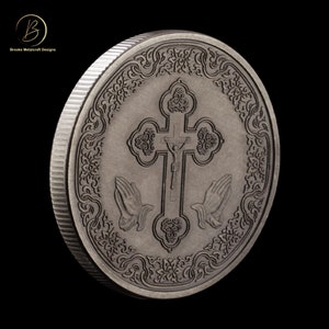 Jesus Christ and Cross Challenge Coin - Etsy