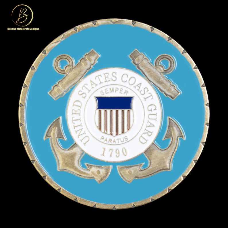 Popeye Coast Guard Challenge Coin - Etsy