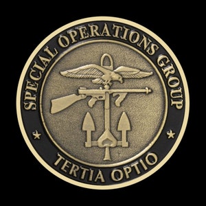 CIA Special Operations Group Tertia Optio Challenge Coin - Etsy