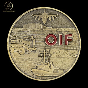 Operation Iraqi Freedom OIF Combat Veteran Challenge Coin - Etsy
