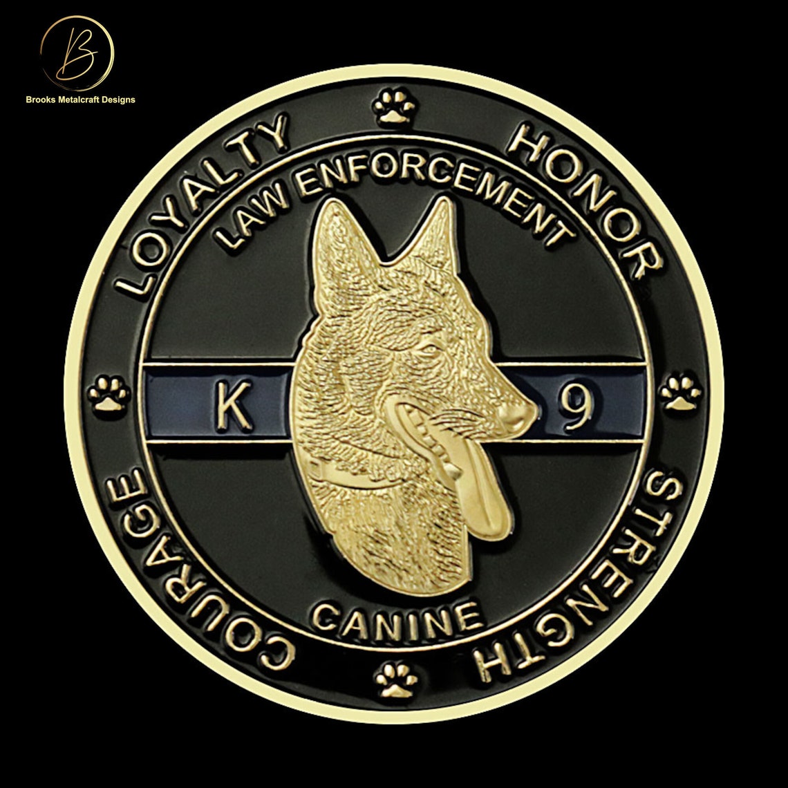 Police or Military Canine K9 Law Enforcement Challenge Coin - Etsy