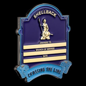 Shellback Crossing Ancient Order of the Shellback - Large - Etsy