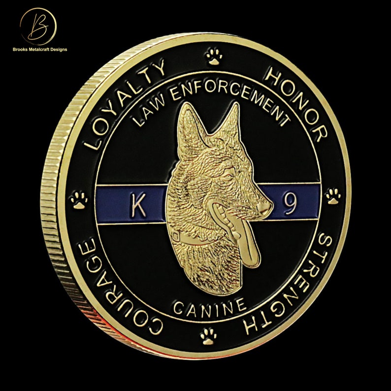 Police or Military Canine K9 Law Enforcement Challenge Coin - Etsy