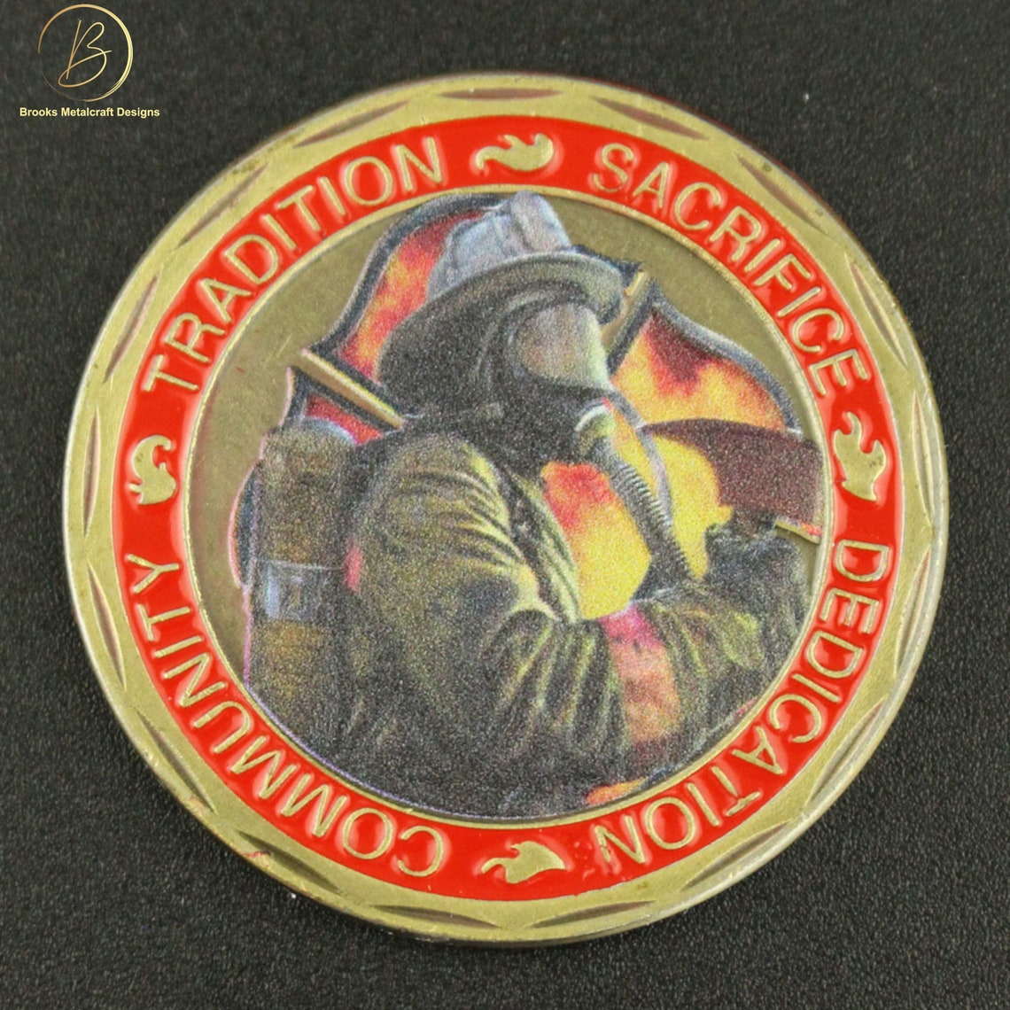 Firefighter St. Florian Challenge Coin Collectable - Etsy