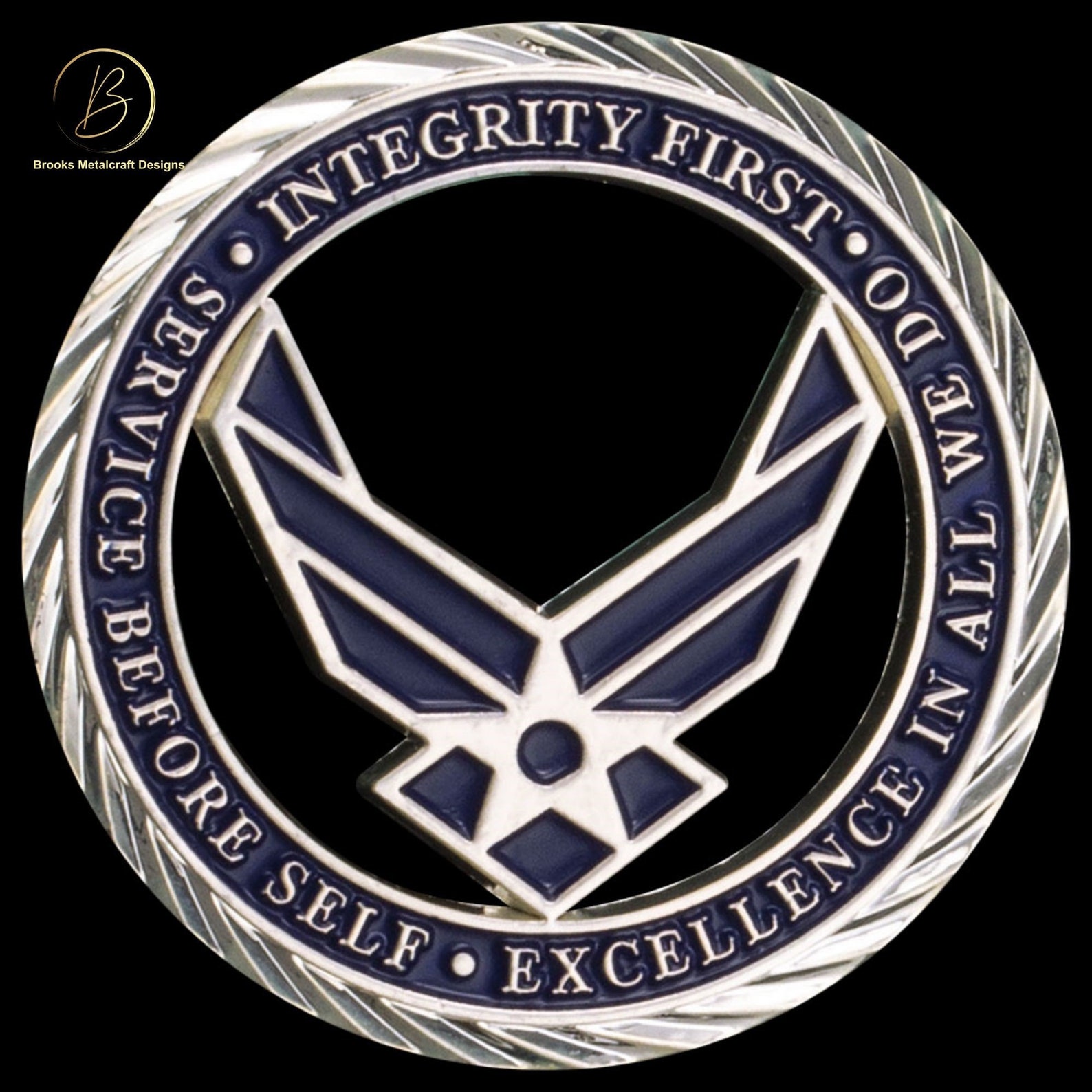 Air Force Core Values Hollow Commemorative Challenge Coin - Etsy