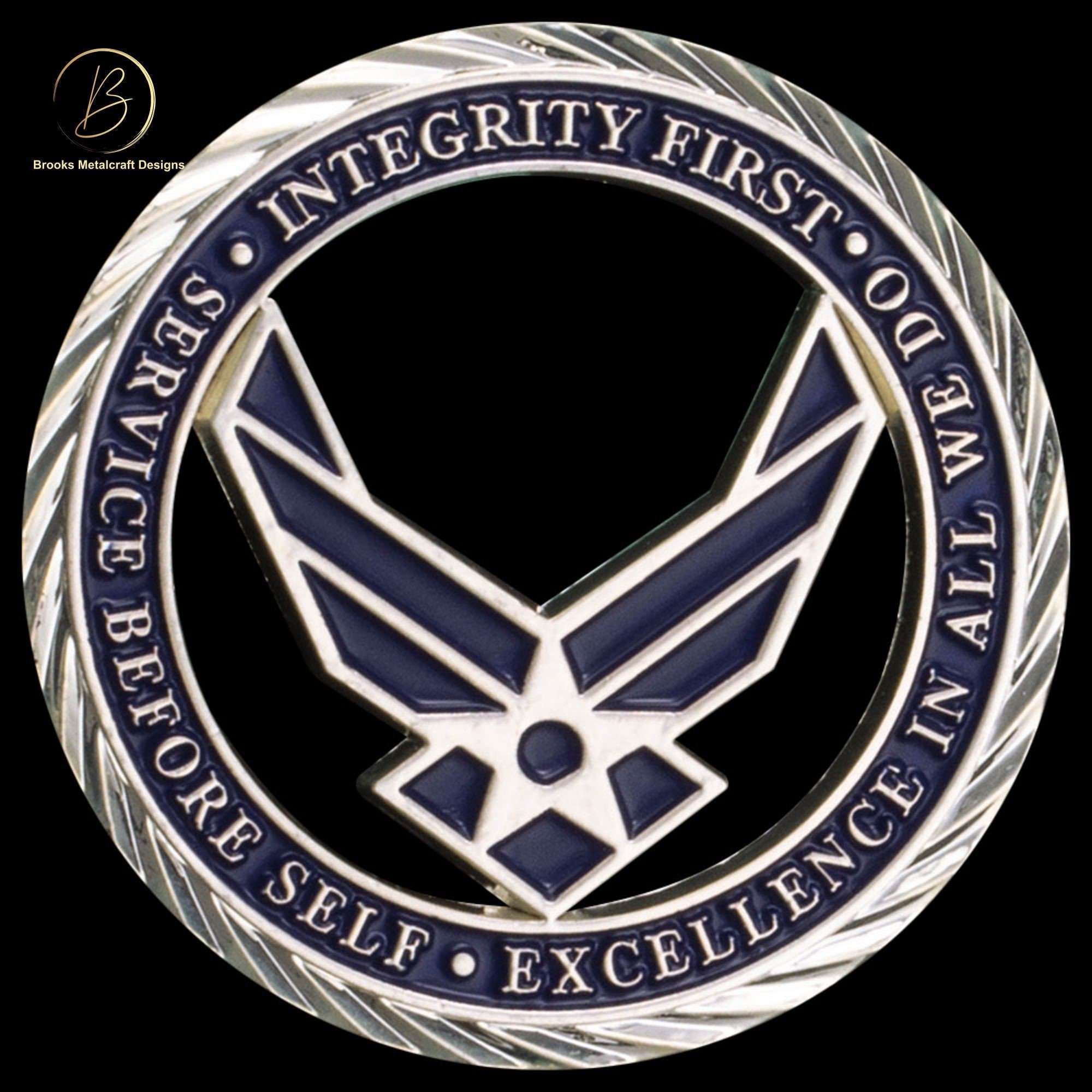 Air Force Core Values Hollow Commemorative Challenge Coin - Etsy