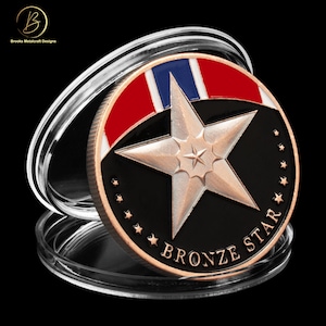 Bronze Star Challenge Coin - Etsy