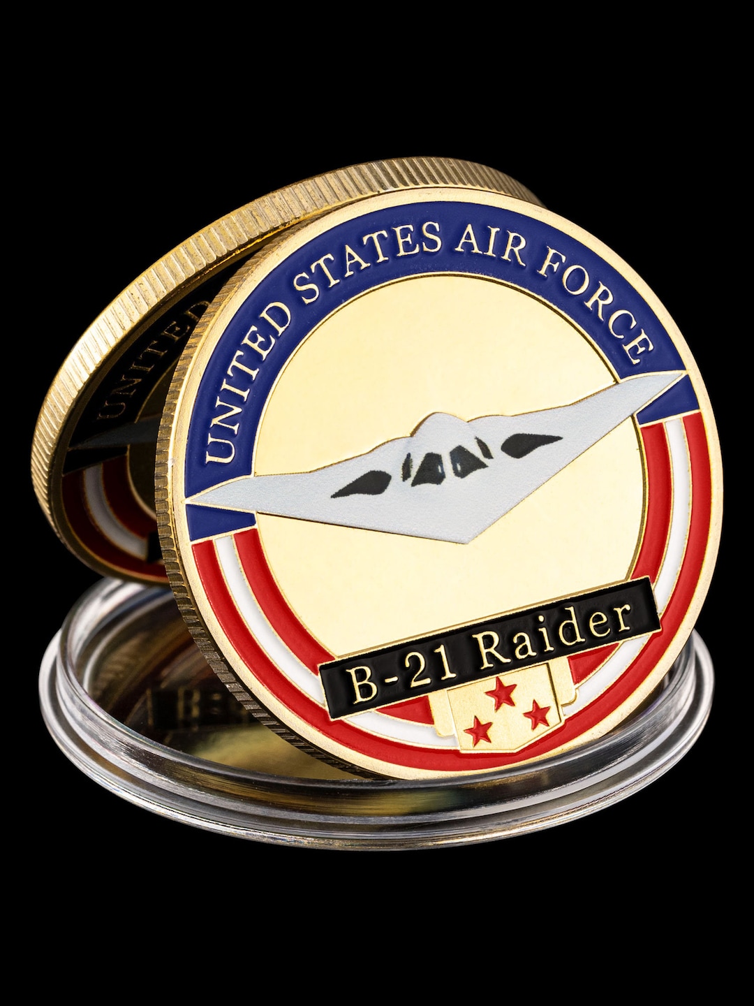 US Air Force B-21 Raider Strategic Bomber Challenge Coin - Etsy
