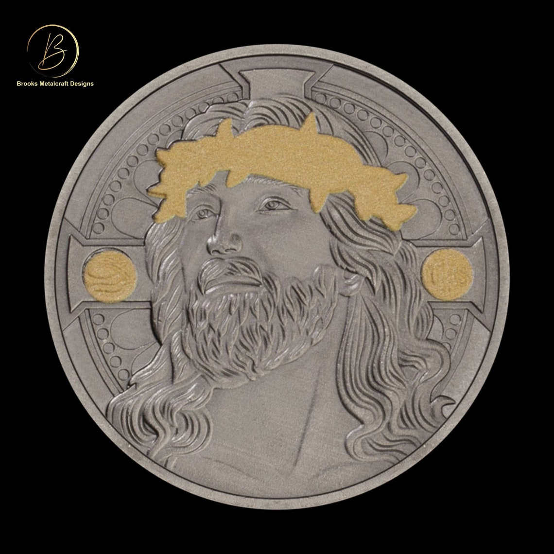 Jesus Christ and Cross Challenge Coin - Etsy