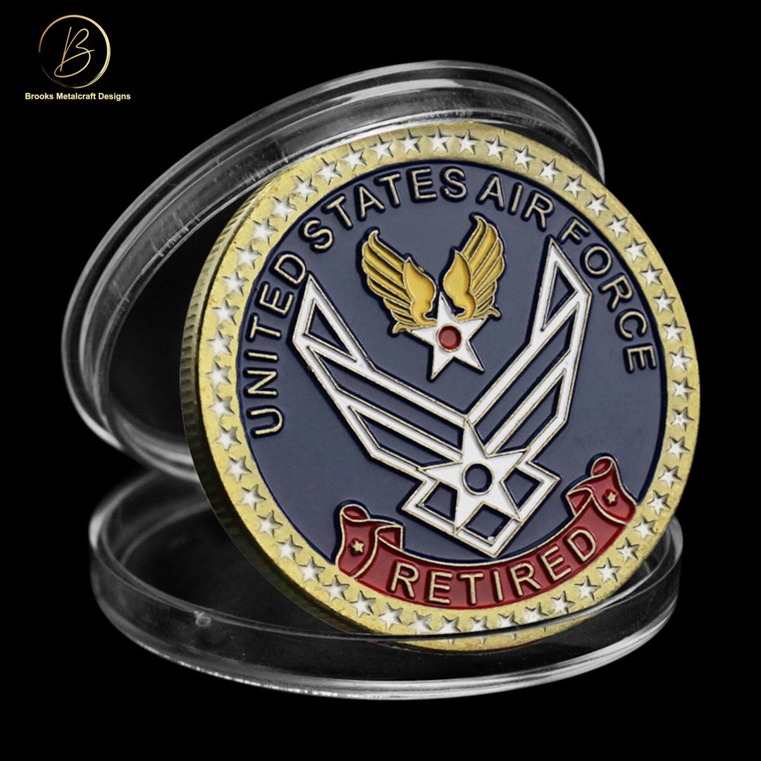 Air Force Retired Challenge Coin - Etsy