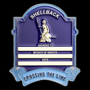 Shellback Crossing Ancient Order of the Shellback - Large - Etsy