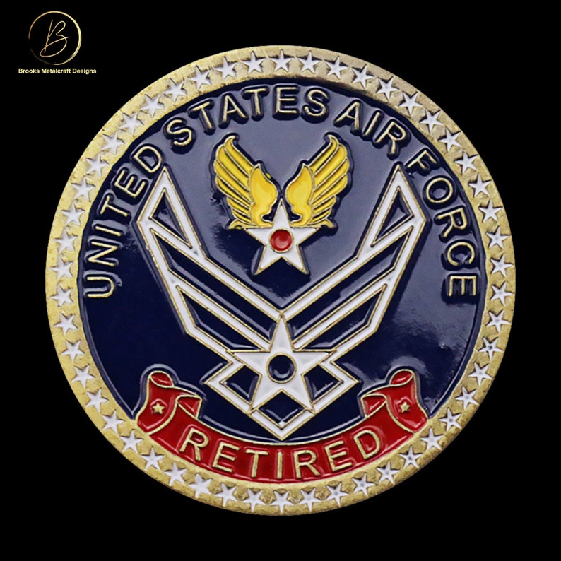 Air Force Retired Challenge Coin - Etsy