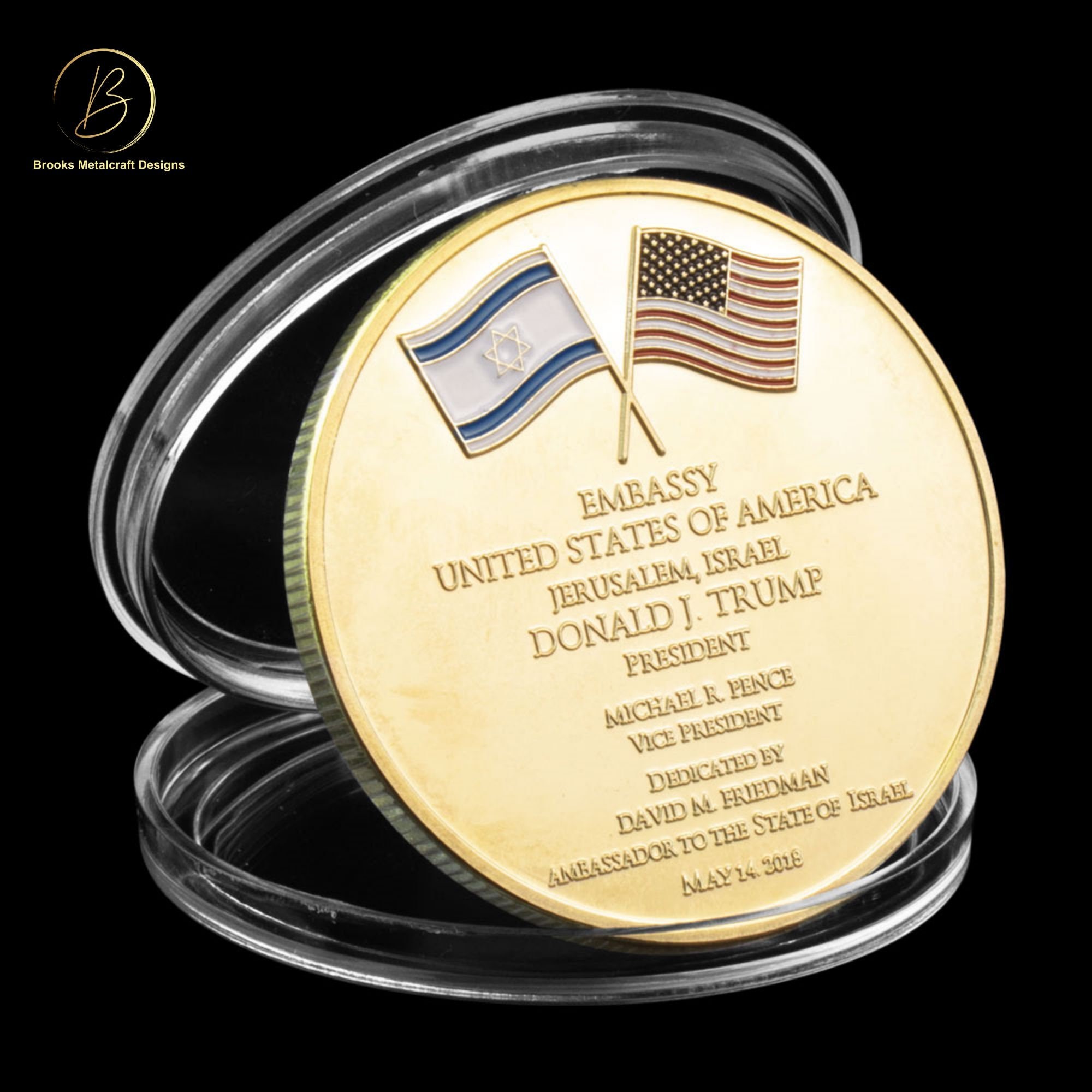 US Embassy Jerusalem Israel Challenge Coin - Etsy