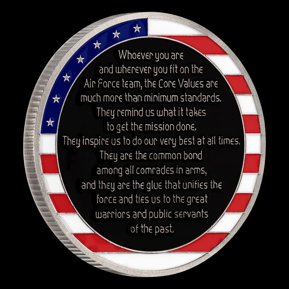 Air Force Core Values Challenge Coin - Etsy