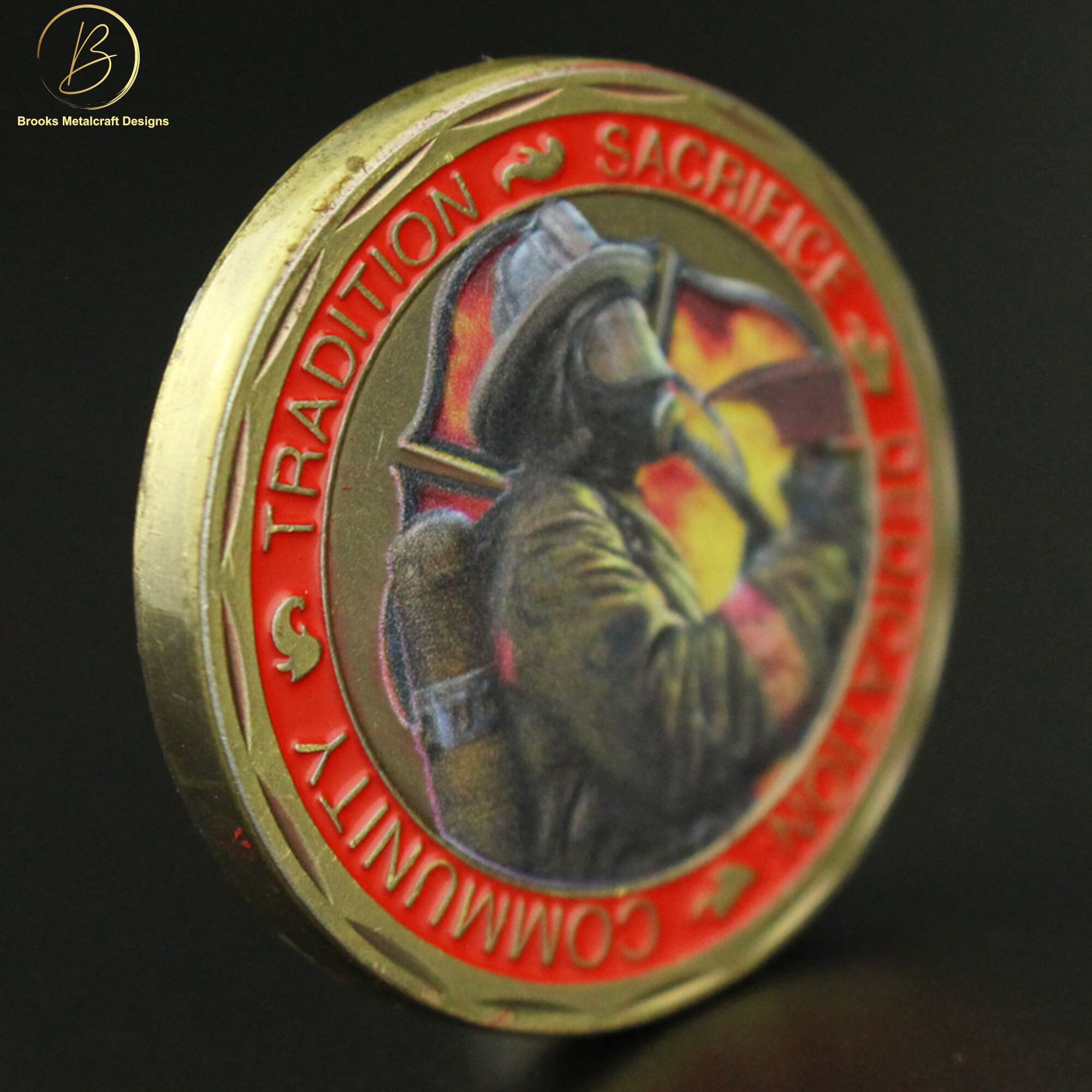Firefighter St. Florian Challenge Coin Collectable - Etsy