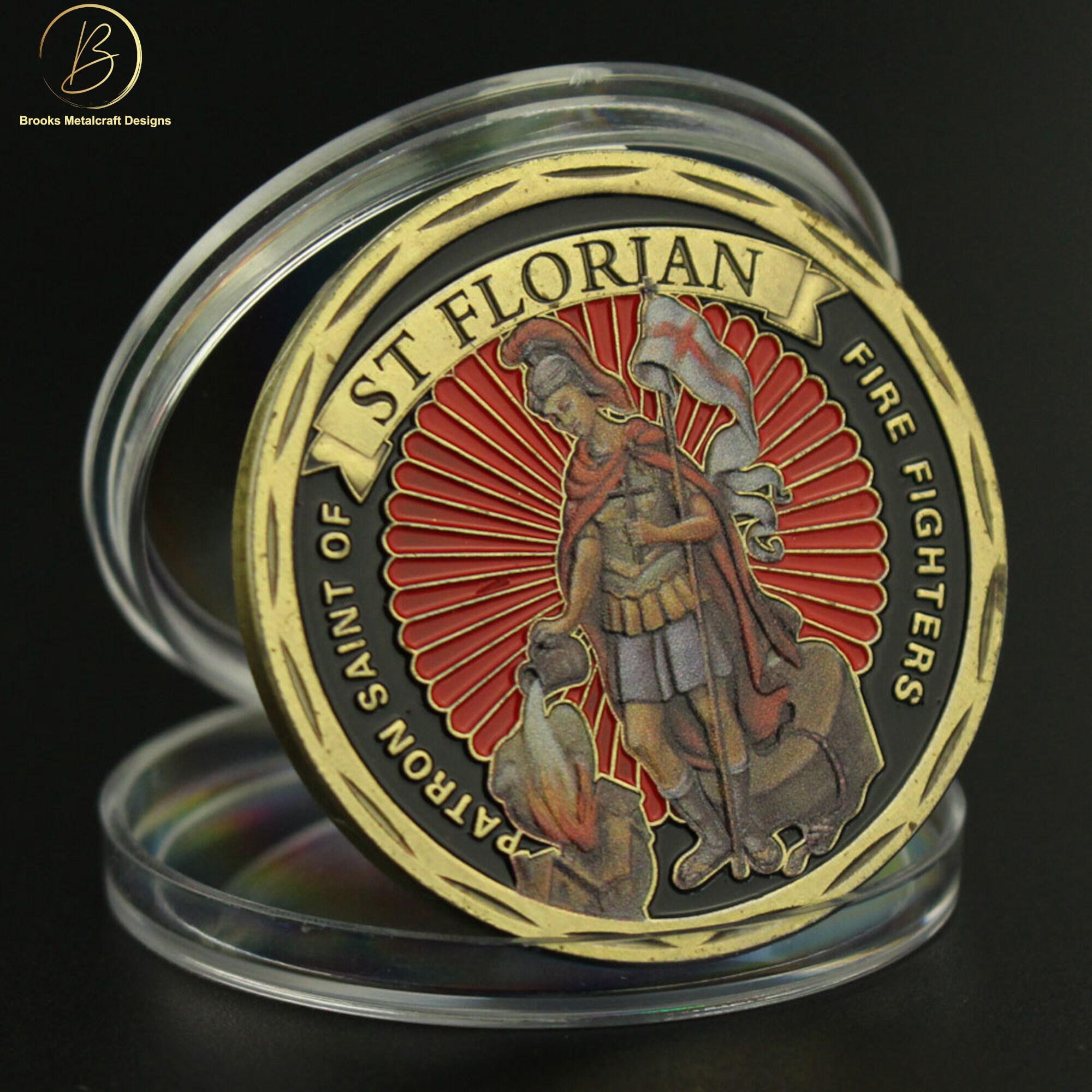 Firefighter St. Florian Challenge Coin Collectable - Etsy