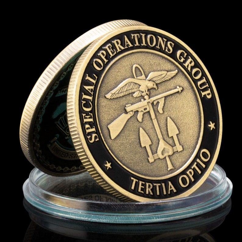 CIA Special Operations Group Tertia Optio Challenge Coin - Etsy